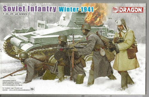 Dragon WWII Soviet Infantry, Winter 1941, Figures in 1/35 6744 ST A5 | eBay