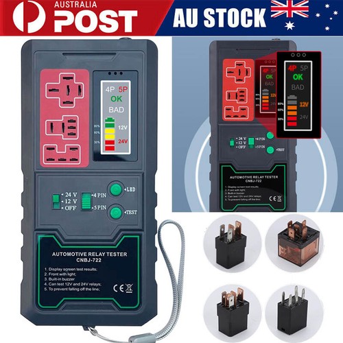 CNBJ-722 12/24V Automotive Electronic Relay Tester Auto Car Checker ...
