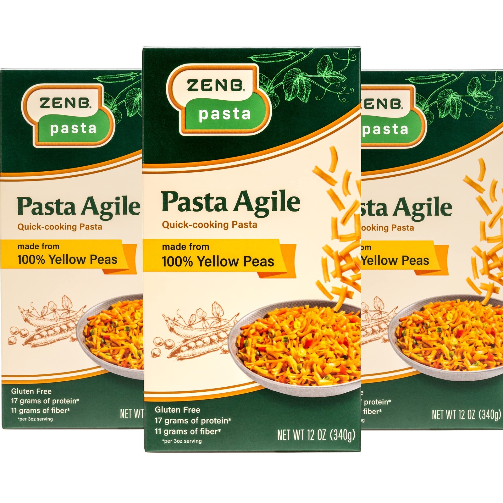 Plant Based Pasta Agile, Quick Cooking Pasta, Ready To Eat In 3 Minutes ...