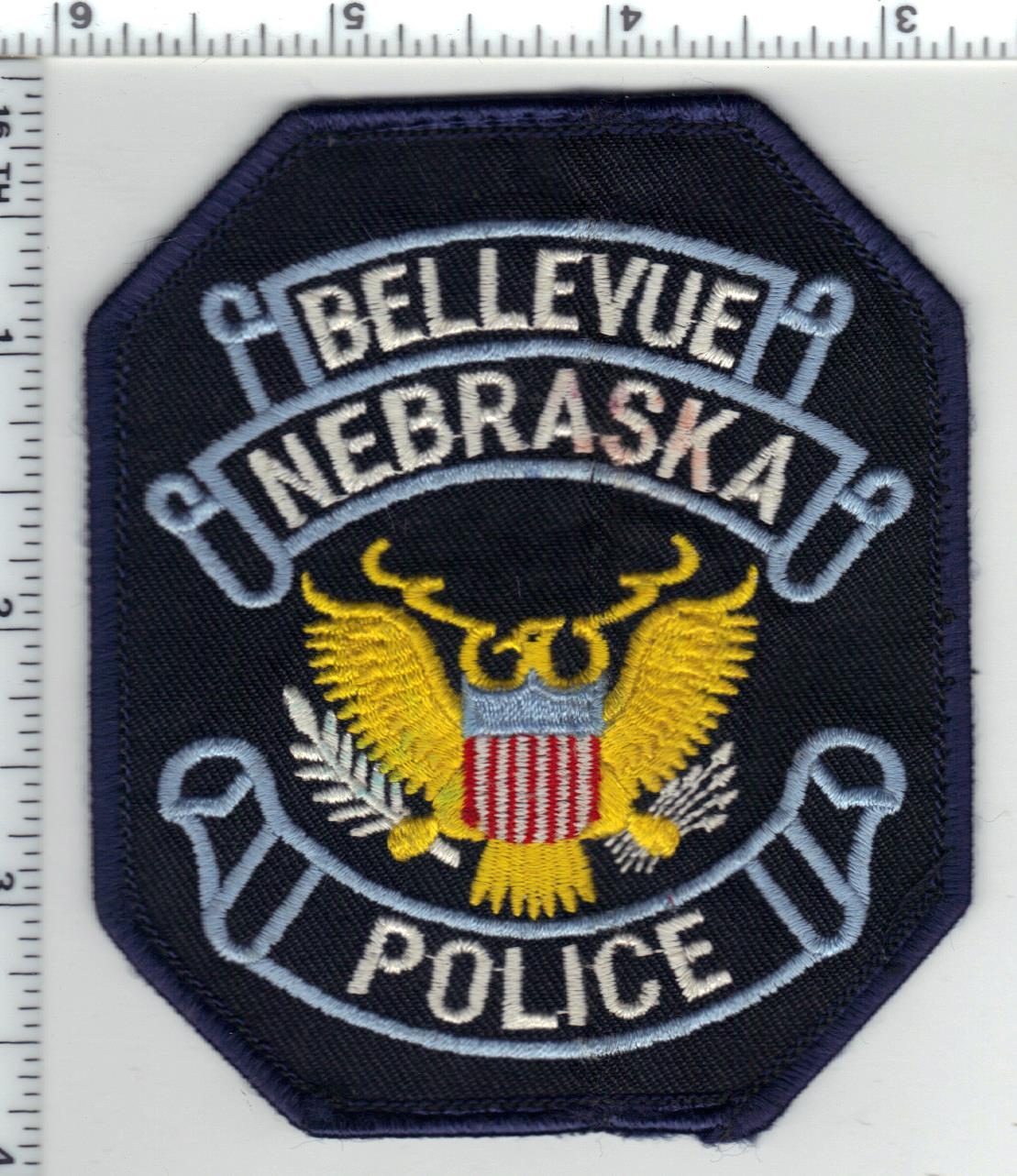 Bellevue Police (Nebraska) Uniform Take-Off Shoulder Patch from the ...