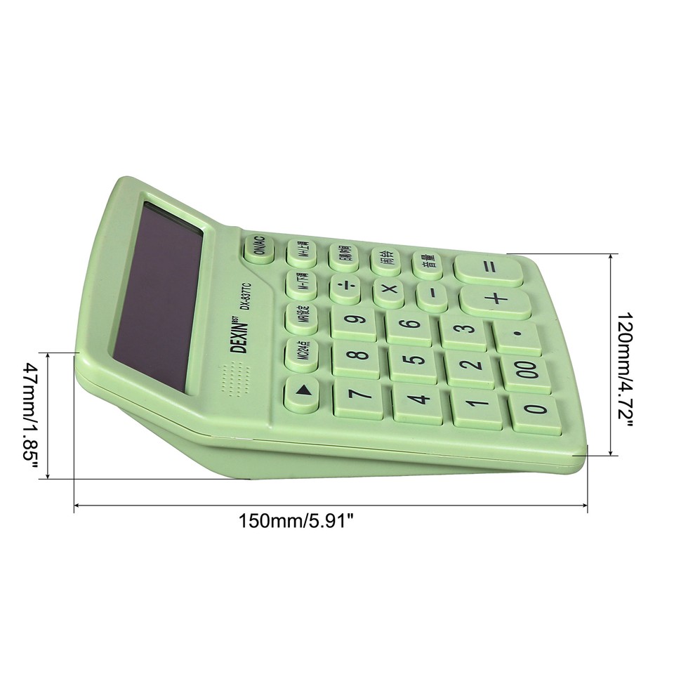 Talking Calculator 12 Digits Large LCD Display Desktop Calculator Light ...