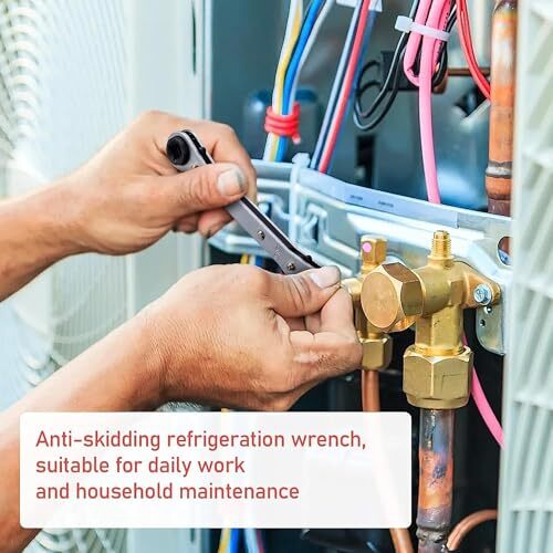 Tool 127C HVAC Service Ratchet Wrench for HVAC Refrigeration and Air ...