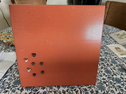 Umbra Erik Man Magnetic Or Push Pin Display Board ORANGE Message 12x12 ...