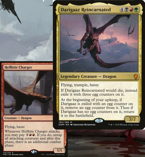 Darigaaz Reincarnated JUND DRAGONS Commander Deck Magic MTG Ready-to ...