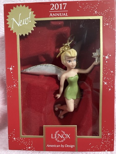 Lenox Disney Tinker Bell Up and Away Tink Ornament 2017 Star Peter Pan ...