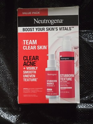 Neutrogena Team Clear Skin Acne Value Pack. Treatment and Cleanser. Exp ...