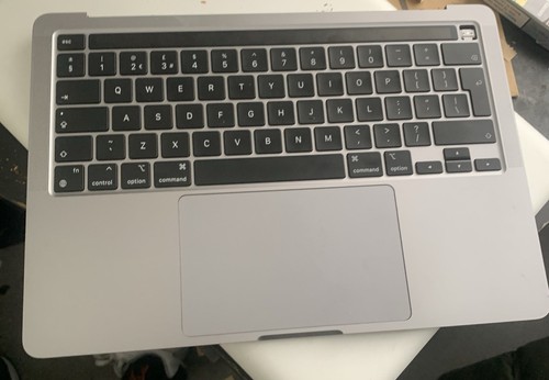 Apple MacBook Pro 13" M1 A2338 2020 Palmrest UK Keyboard Space Grey ...