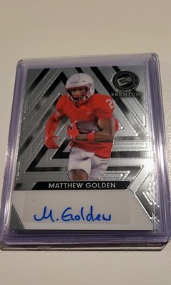 2024 Leaf Press Pass Premium - Autographs Matthew Golden #BA-MG1 /99 ...