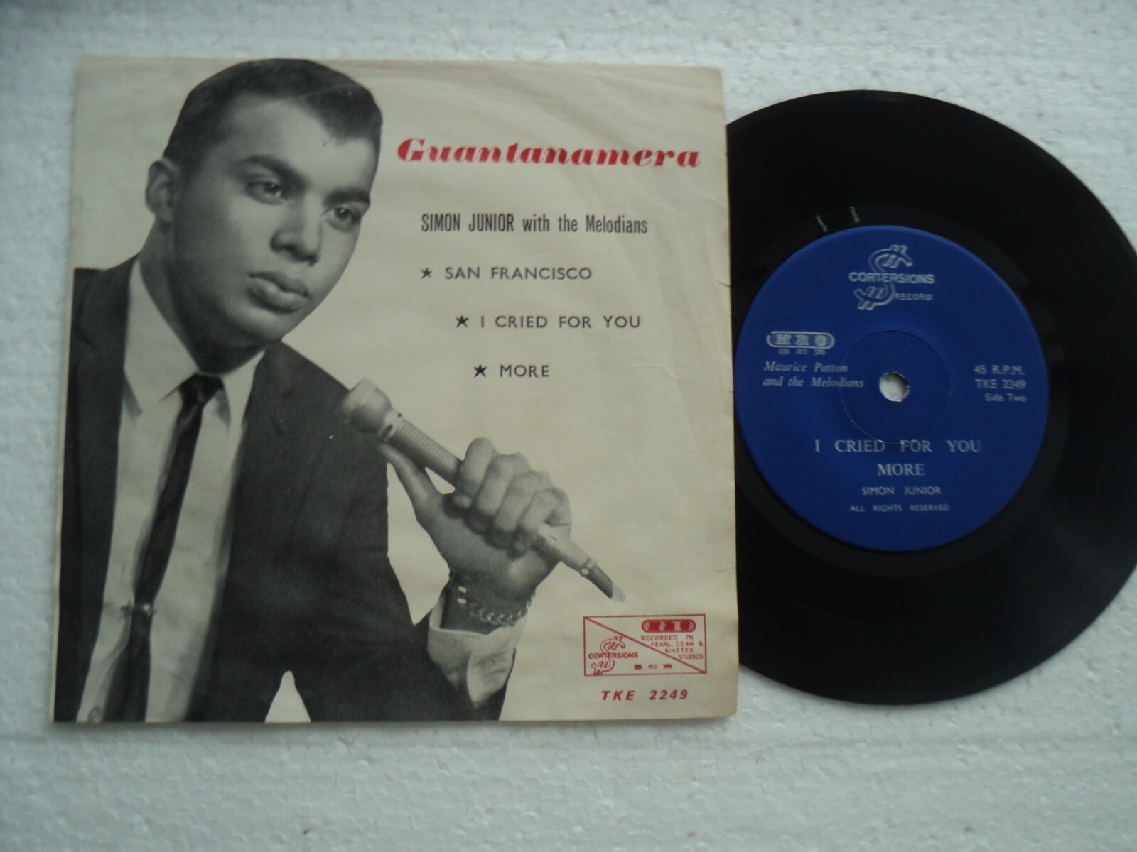 SIMON JUNIOR WITH THE MELODIANS -San Francisco + 3 - Rare SINGAPORE EP ...