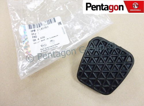 New Genuine Vauxhall Astra J Insignia A Zafira C Brake Pedal Rubber Pad ...