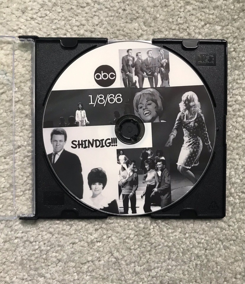SHINDIG TV show DVD Jan. 8, 1966 Great Quality from Master Last Show Of ...