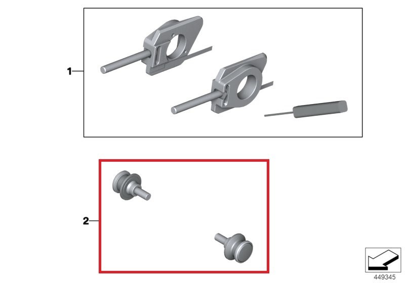 BMW Motorrad Genuine S1000RR K67 Assembly Stand Mounting Set ...