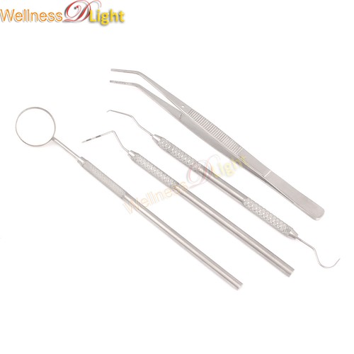 New Student Basic Exam Setup 4 Pcs Dental Instruments Probe Mirror Pr ...
