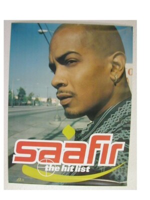 Saafir Promo Poster The Hit List Face Shot | eBay