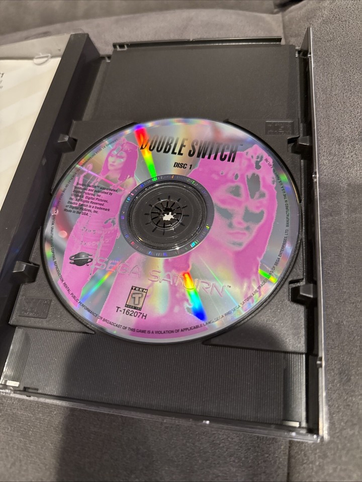 Sega Saturn Double Switch Long Box 2 Disc Complete | eBay