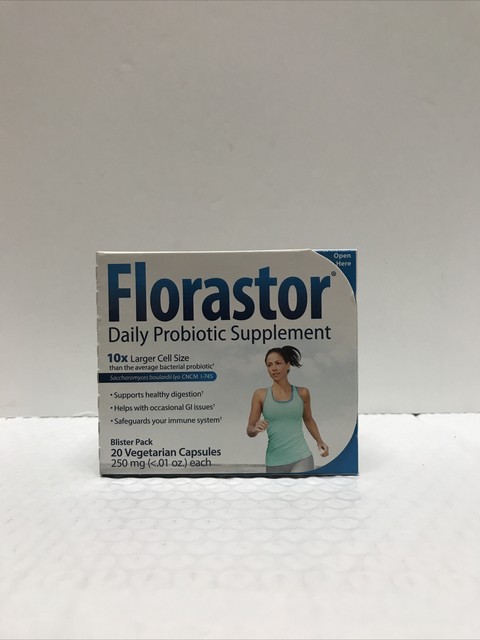 Florastor Daily Probiotic Supplement 250 MG Capsules 20 EA - 14365057 ...