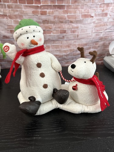 2004 Hallmark Jingle Pals Snowman and Dog “Snow What Fun” | eBay