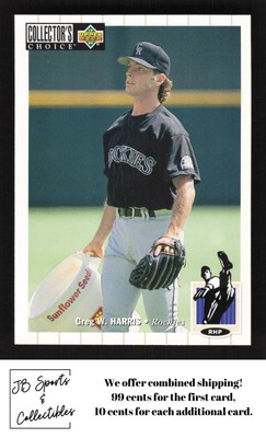 1994 Collector's Choice Greg W. Harris #126 Colorado Rockies | eBay