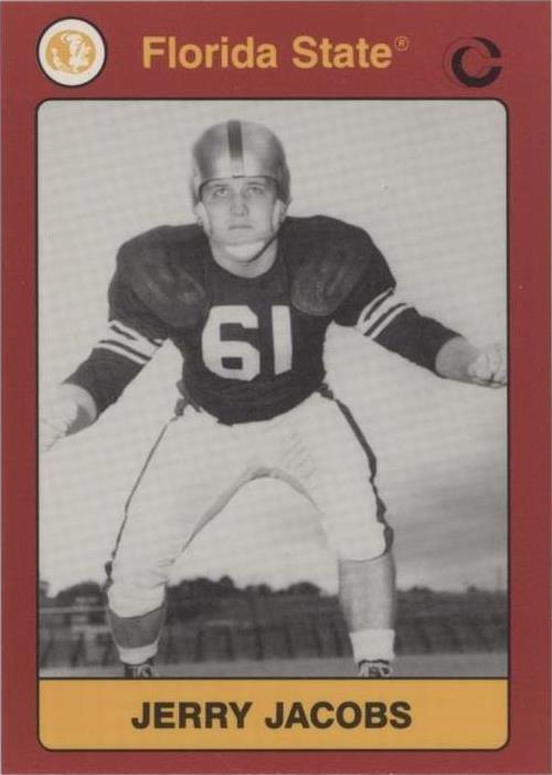 1991 Collegiate Collection Florida State Seminoles Jerry Jacobs #172 ...