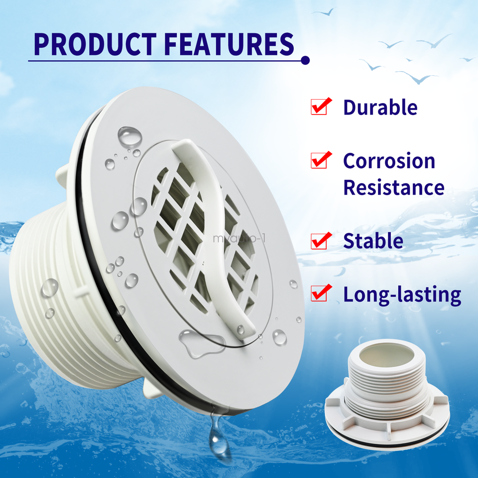 Threaded Inlet Strainer Kit Incl. Rubber Washer and Strainer Nut | Fits ...