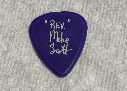 Prince New Power Generation Reverend "Rev." Mike Scott Guitar Pick Tour ...