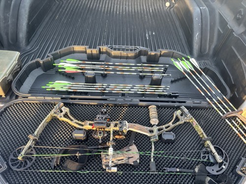 Bowtech Diamond Archery Compound Bow Right-Handed With Case Arrows And ...