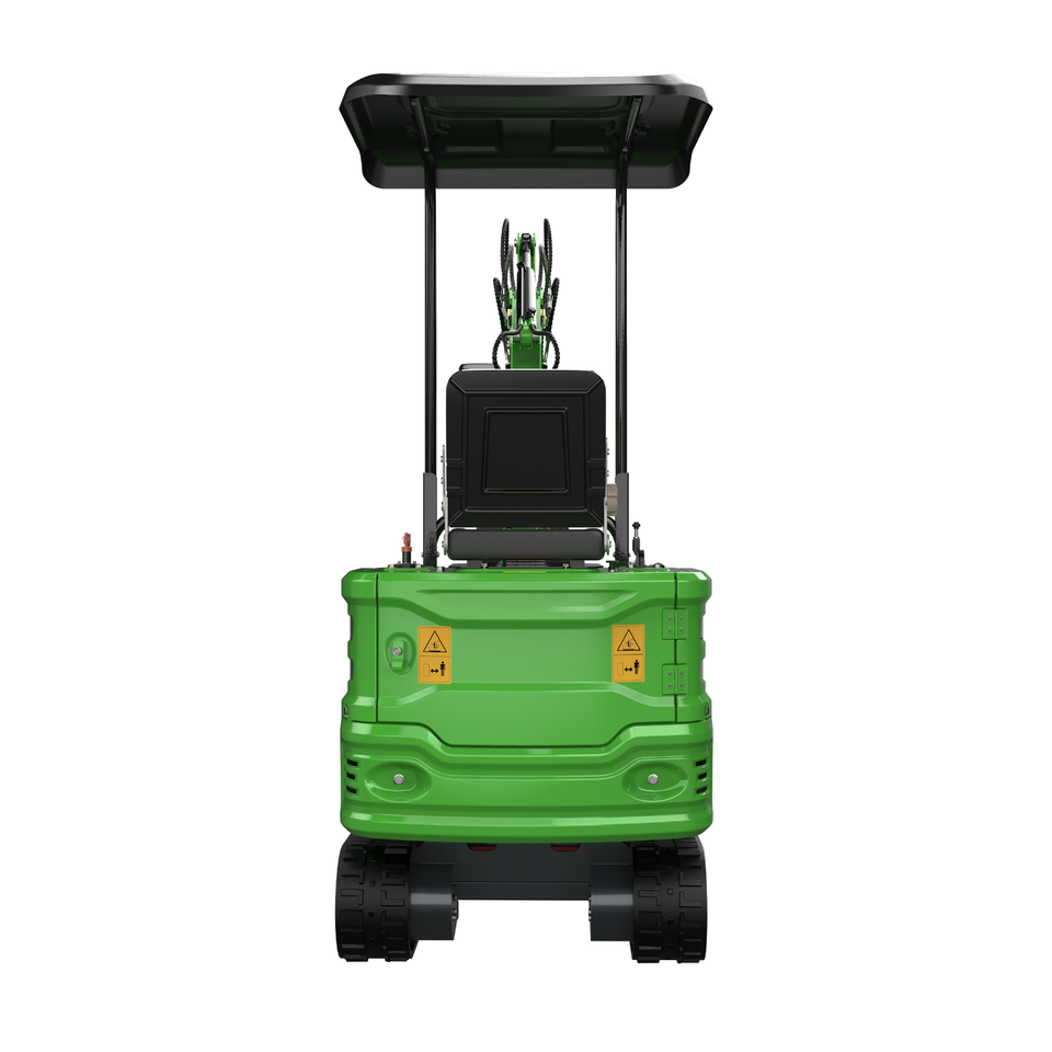 Mini Excavator 1Ton Hydraulic 13.5HP Tracked Crawler Gas Small Digger ...