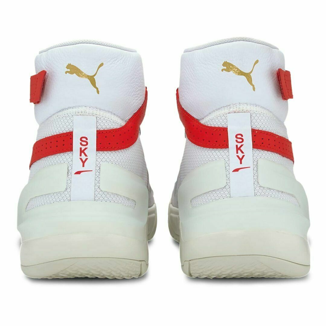 Puma Basketball Hoops Sky Modern White RED New Mens 10 Shoes Limited ...