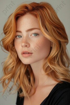 Redhead Girl Model Photo Risque 4x6 Art Print A12298 | eBay