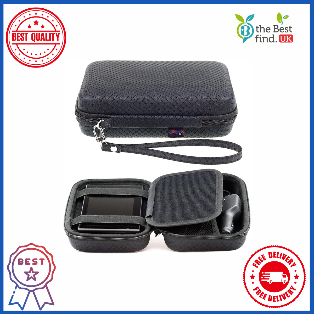 Zumo Xt2 Hard EVA Case For Garmin Camper 785/780 & TomTom Go 7" Sat Nav ...