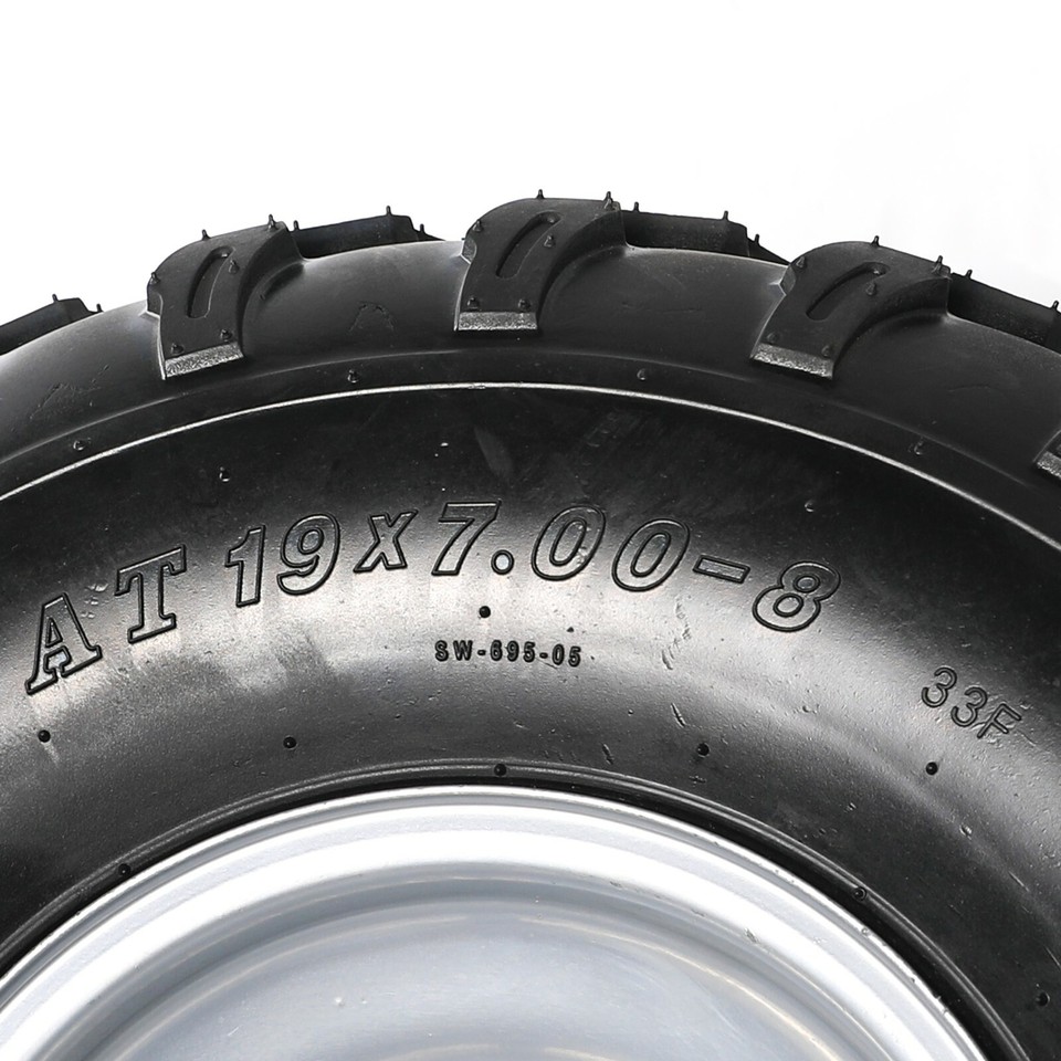 8" Sport ATV Tire 19x7-8 19x7x8 Tire Rim Wheel for Suzuki Quadsport ...