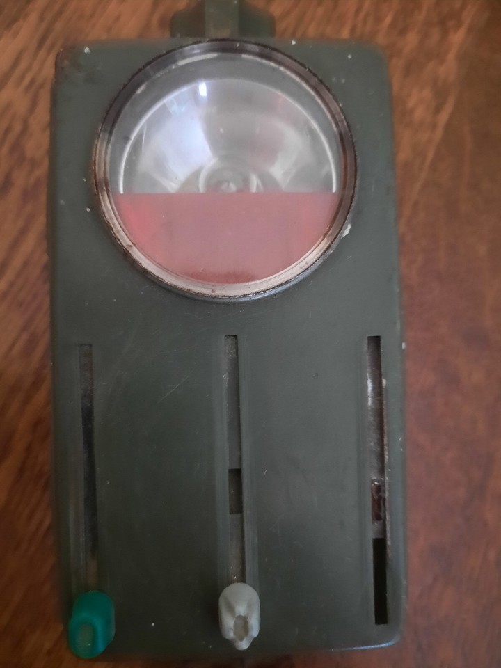 Flashlight Bundeswehr Light Lamp Army Military GDR Rare Retro Batteries ...