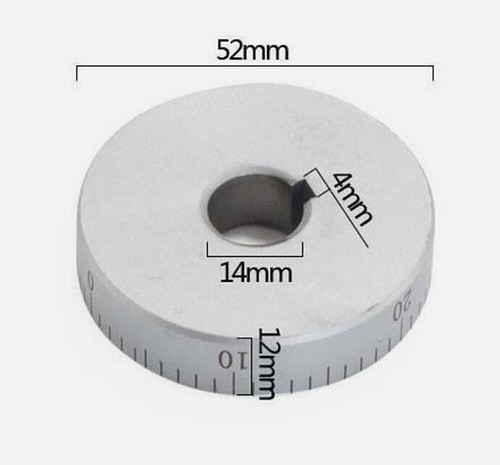 1x Milling Machine Part Dial graduations Ring For CNC Mill Tool C6132 ...