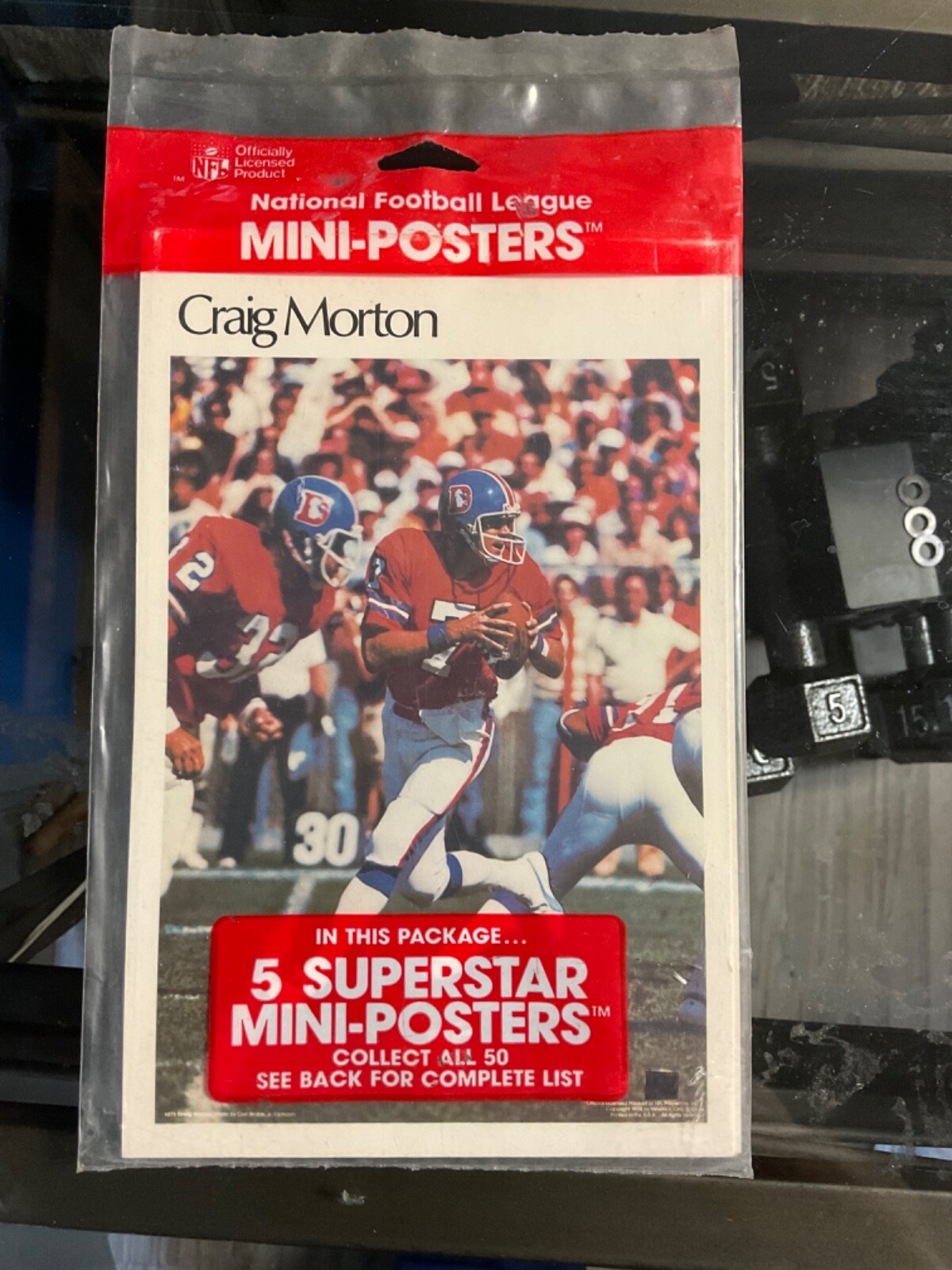 New 1981 Marketcom NFL Mini-Posters SEALED Pack football cards Craig ...