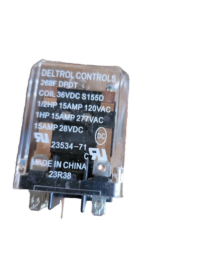 Deltrol Controls, Relay 268F DPDT---1/2 HP 15AMP 277VAC | eBay