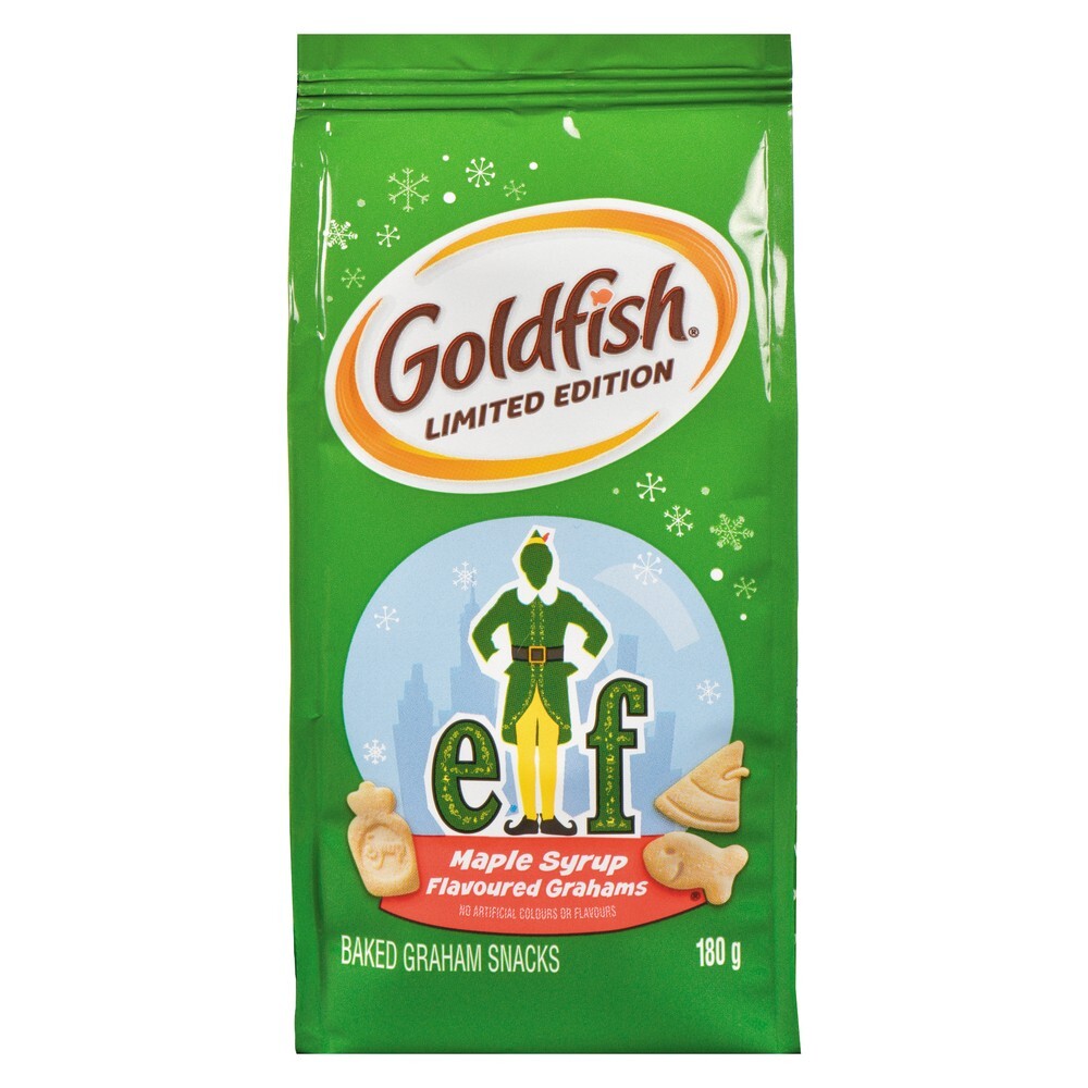 New Limited Edition Goldfish ELF Maple Syrup Grahams Baked Snacks 6.1oz ...