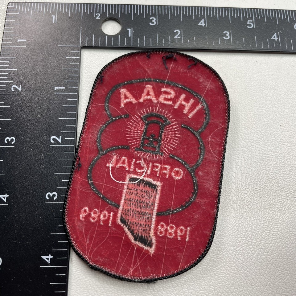 Vtg 1988-1989 IHSAA OFFICIAL Patch Indiana High School Athletic ...