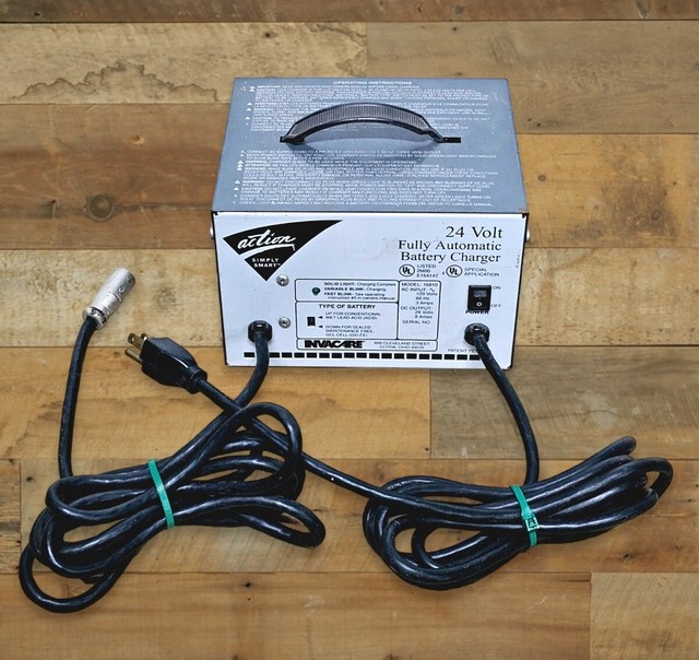 Invacare 16810 Wheelchair Battery Charger Fully Automatic 24 Volt 8 Amp ...