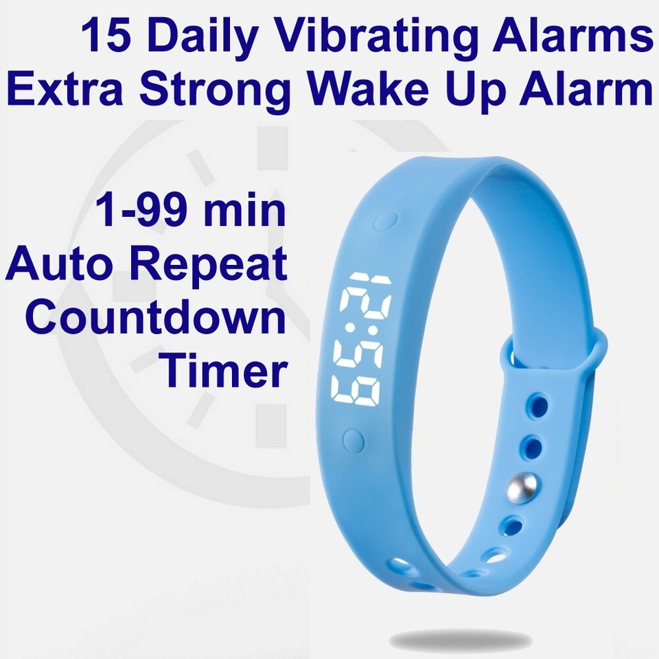 eSeasongear VB150 Vibration Watch - 15 Vibrating Alarms with Countdown ...