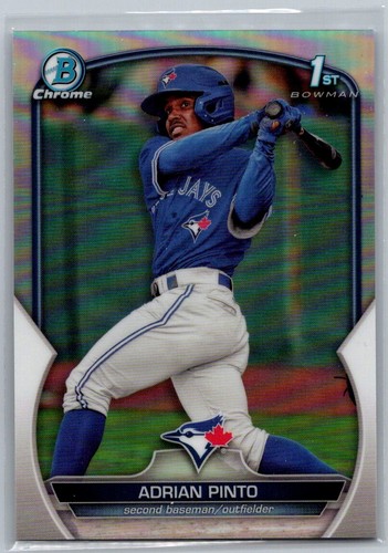 2023 Bowman Chrome Prospect Refractor Adrian Pinto /499 Toronto Blue ...