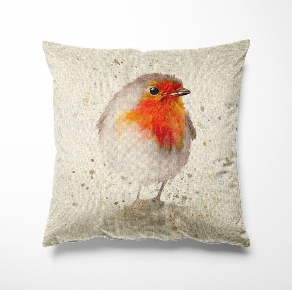 Animal Country Creature Linen Look Cotton Rich Fabric Cushion Panels ...