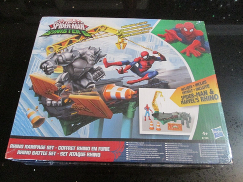ultimate spiderman sinister 6 rhino rampage playset, new and sealed | eBay