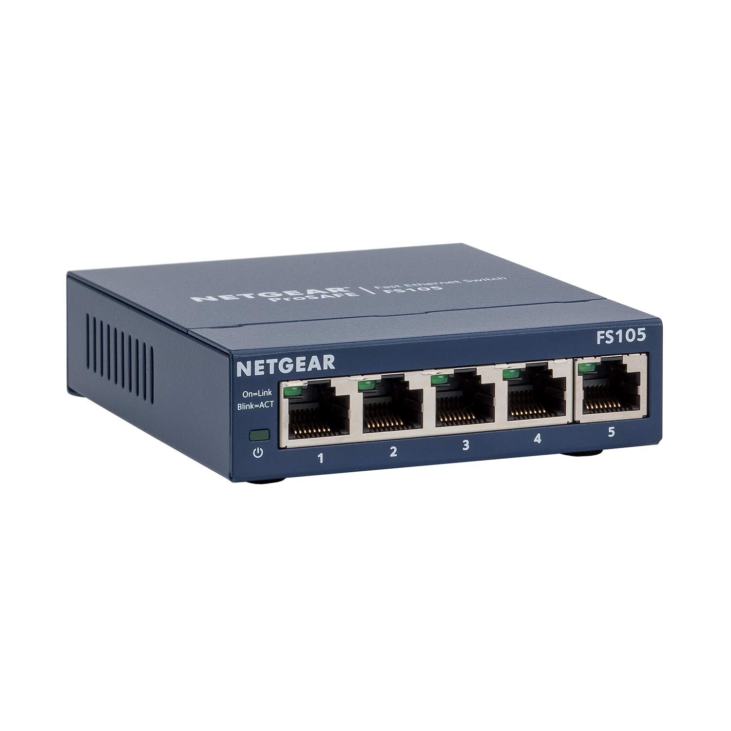 NETGEAR ProSafe (FS105) 5-Port 10/100 Desktop Switch | New, Sealed Box ...