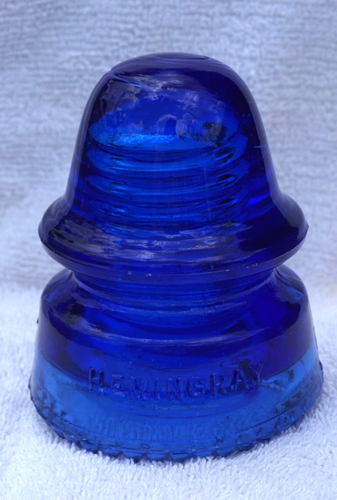 VINTAGE HEMINGRAY NO 19 COBALT BLUE INSULATOR | eBay