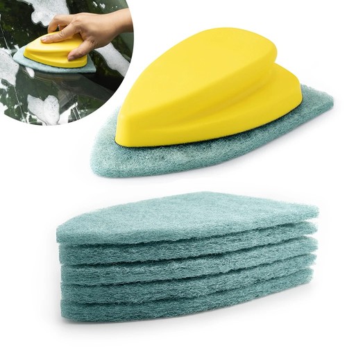 Window Glass Sponge Scrubber Car Wash Scraper Replacement Pad Auto ...