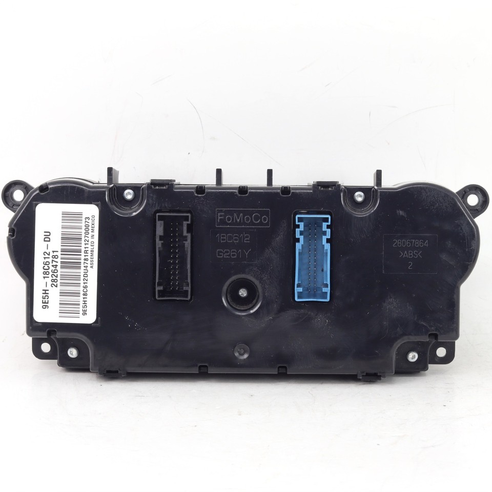 10-12 Ford Fusion Climate Control Module Panel HVAC AC Switch 9E5H ...