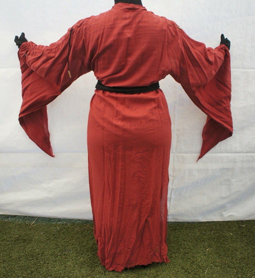 Medieval Occult Sheer Ritual Robe Halloween Witch Larp pagan Martial ...