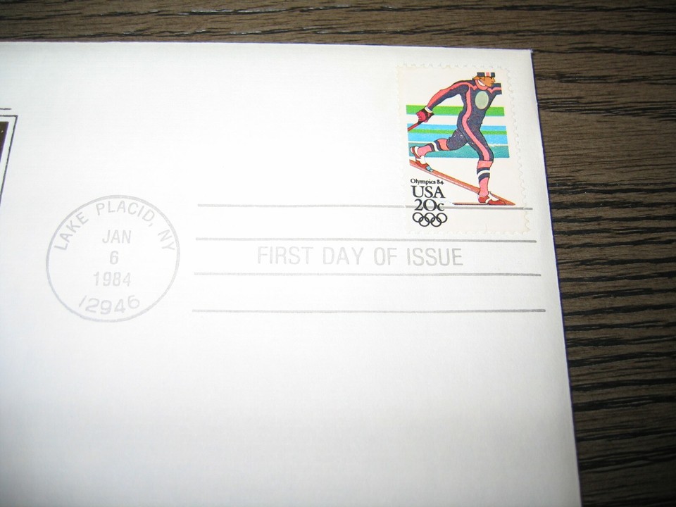 1984 WINTER OLYMPIC CROSS COUNTRY SKIING Gold GOLDEN Cover Replica ...