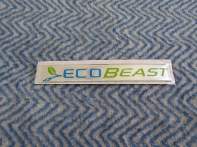 ECOBEAST ECOBOOST SPOOF FENDER TRUNK BODY EMBLEM DECAL BLUE W GREEN #49 ...