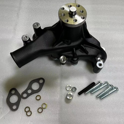 SBC Small Block Chevy 283 305 350 400 Black Long Water Pump High Volume ...